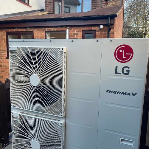 LG (ASHP) Air Source Heat Pump Installation | Solarpowerful